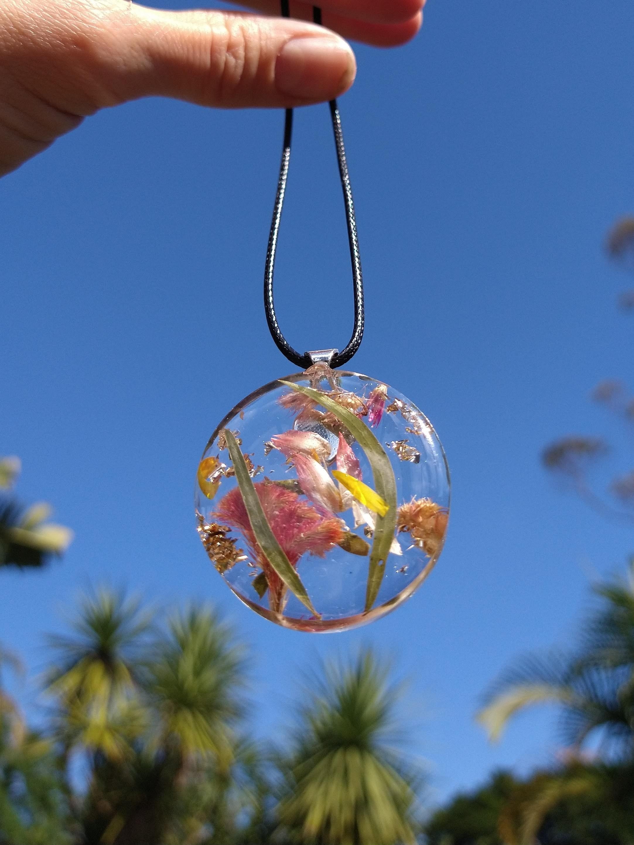 Handmade Botanical Pendant Necklaces | Ink and Shine